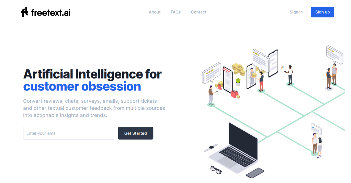 FreeText AI - Customer Feedback Analysis powered by AI